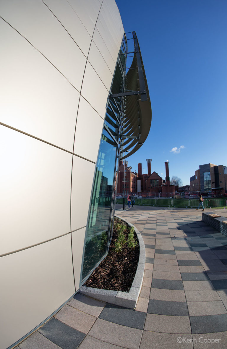 DMU Vijay Patel building - architectural photos inside and out